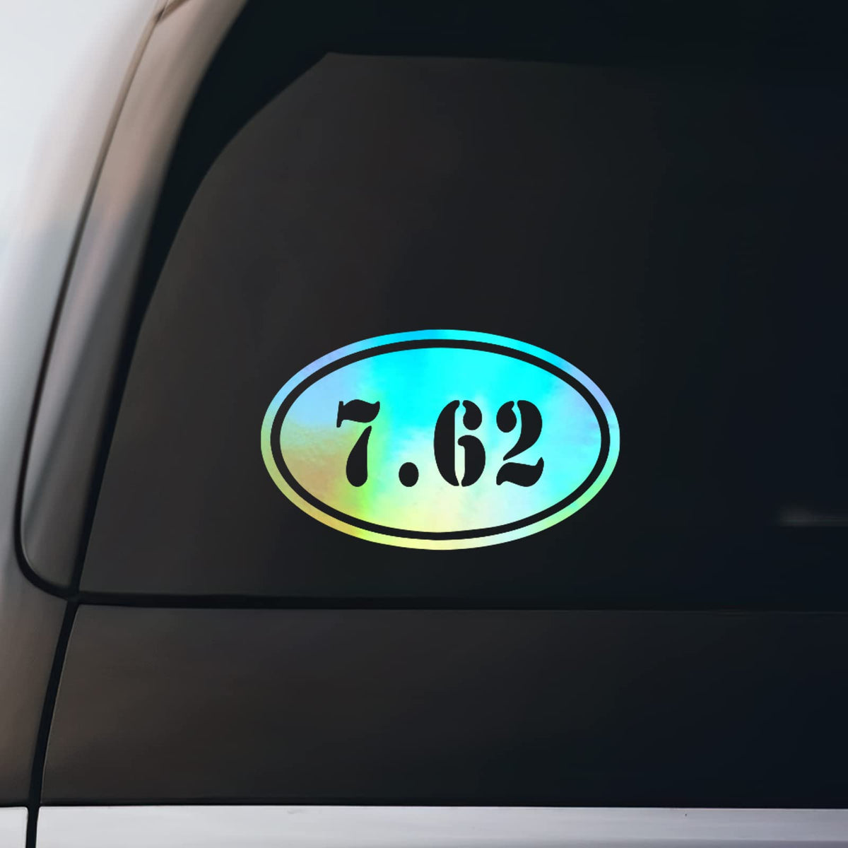 Holographic Oval Stickers — BattSkins