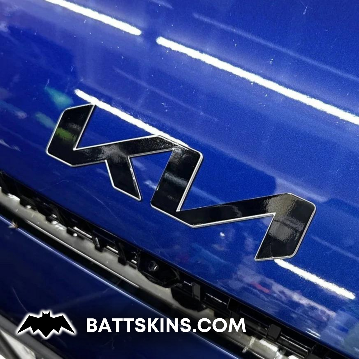 Overlay Logo Decals fits EV6 | 4 Logo Decals — BattSkins