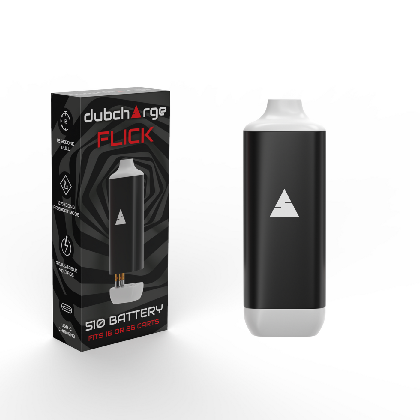 DubCharge Flick - 510 Thread Battery — BattSkins