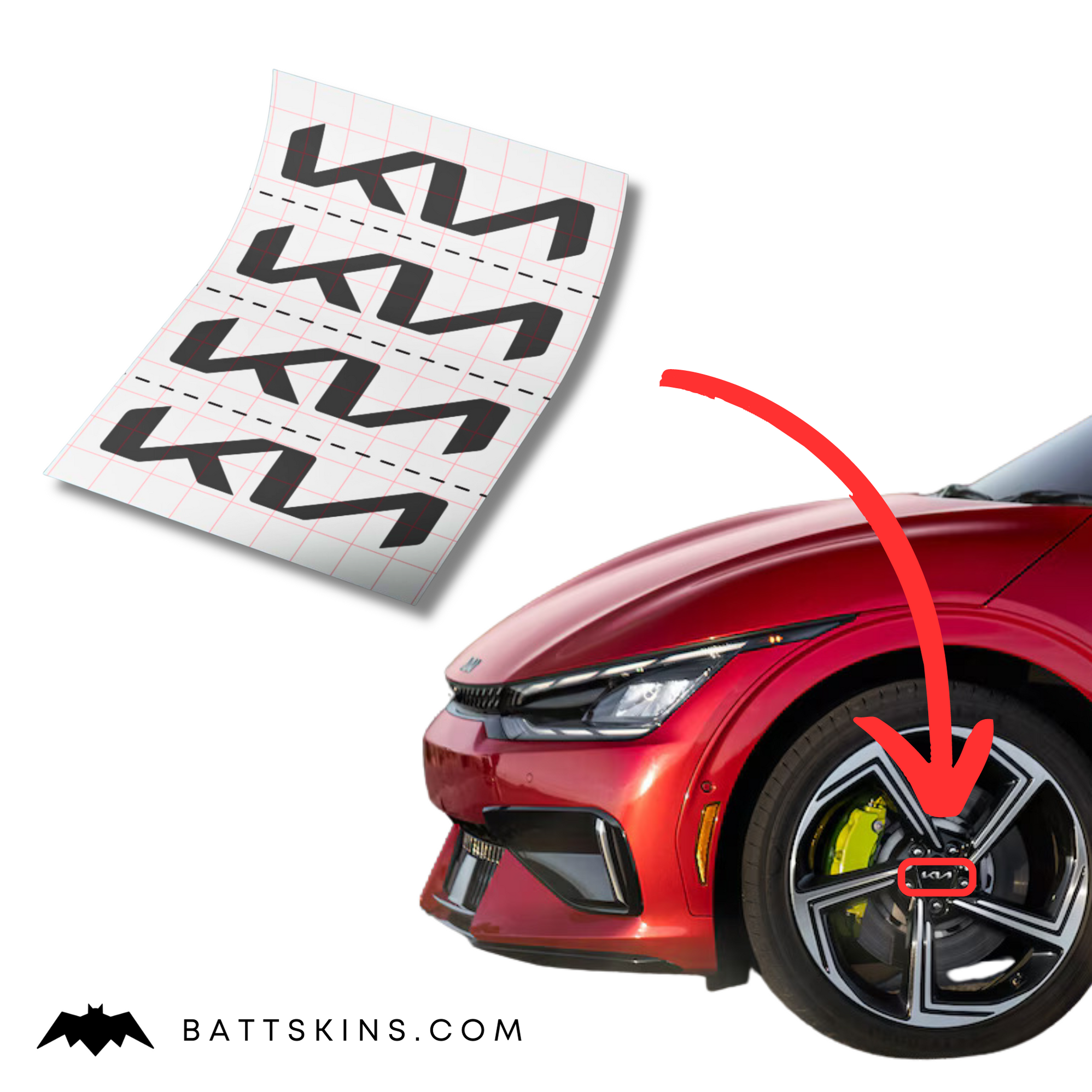 KIA EV6 Decals — BattSkins