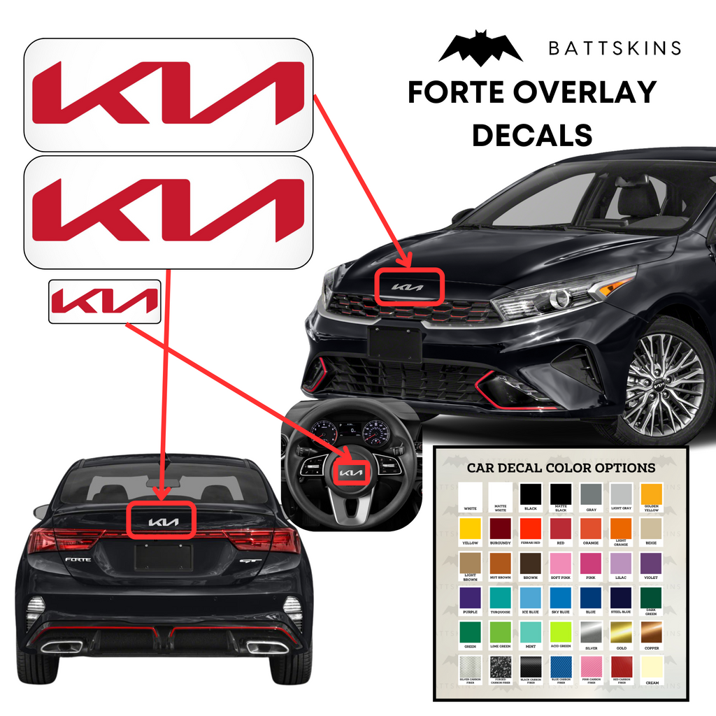 KIA Forte Decals — BattSkins