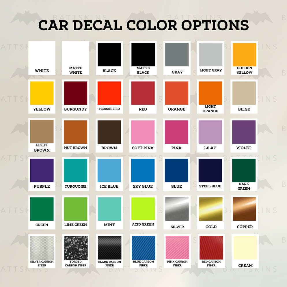 KIA K5 2022+ Overlay Decals | K5 Logo 4 Decals — BattSkins